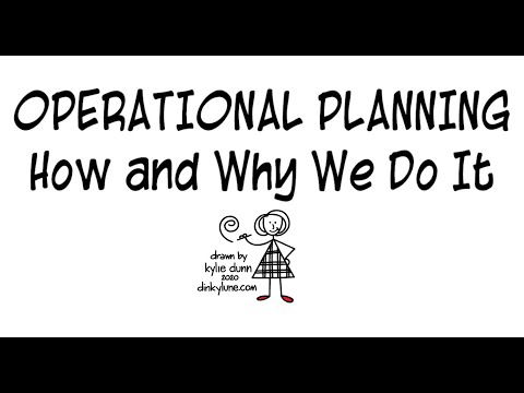 Operational Planning - how and why we do it