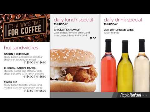 Spectrio MenuBoard Demo | Rapid Refuel | C-Store