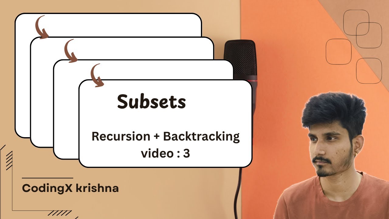 78. Subsets | leetcode 78 | Generate All Subsets using Recursion & Backtracking | 2^n Subsets