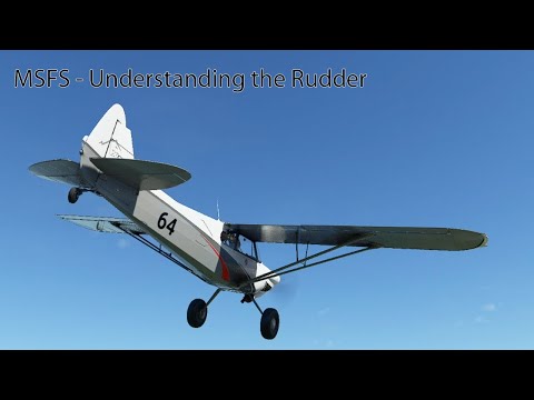 MSFS: Understanding the Rudder