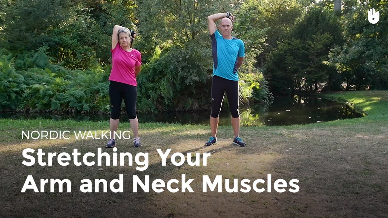 Stretching Your Neck and Arm Muscles - Nordic Walking | Sikana