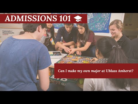 Can I make my own major at UMass Amherst? - Admissions 101