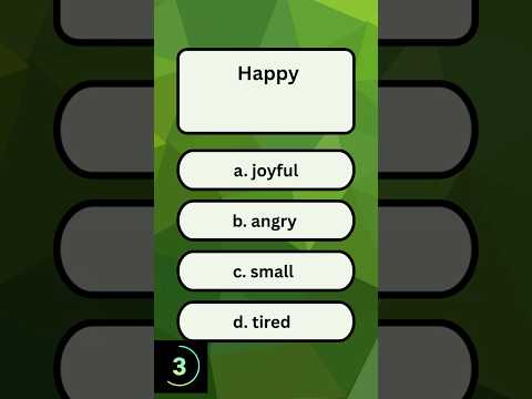 ENGLISH SYNONYM #quiztime #english #viralshorts