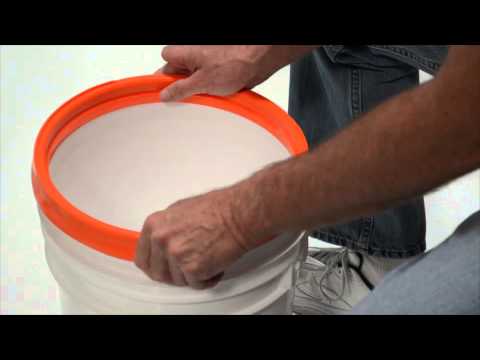 Installing the Gamma Seal Lid on a Bucket