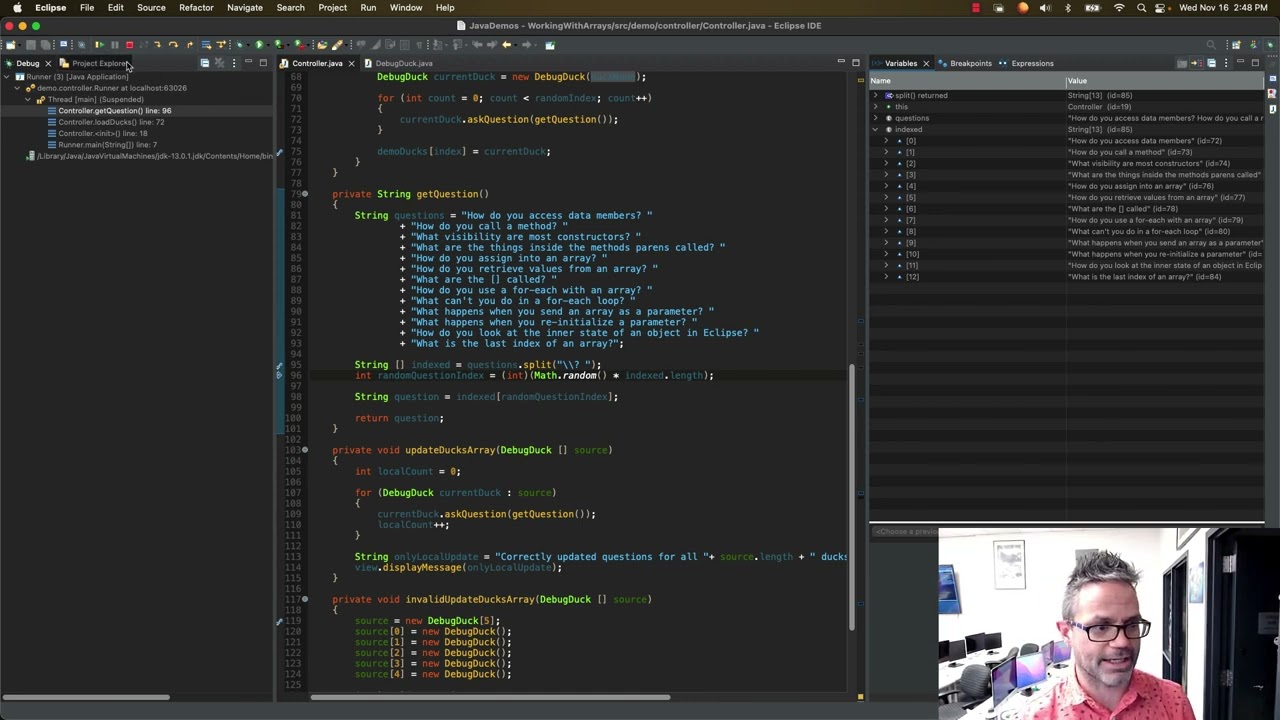 Debugging in Eclipse
