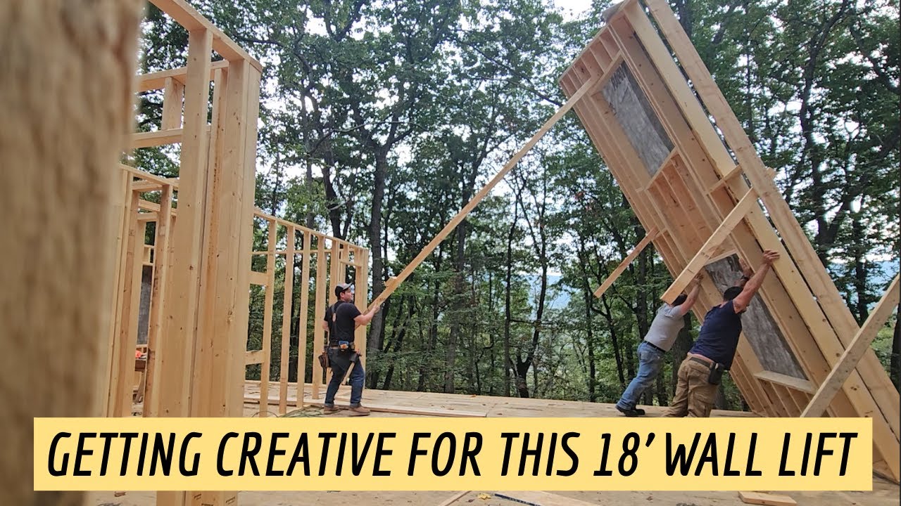 Wall Framing: Lifting 18' Tall Wall Sections