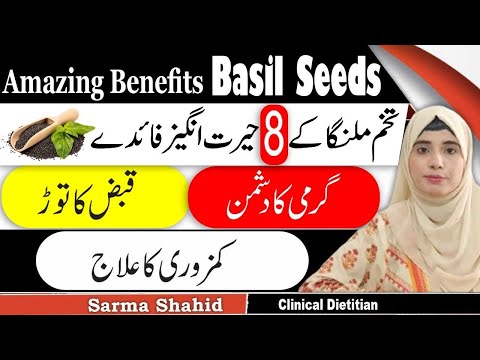 Top 8 Amazing Health Benefits Of Basil Seeds In Urdu