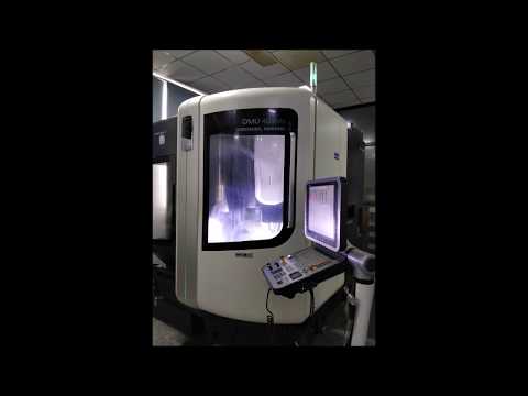 Billet Compressor Wheel 5 Axis Milling by DMU 40 eVo