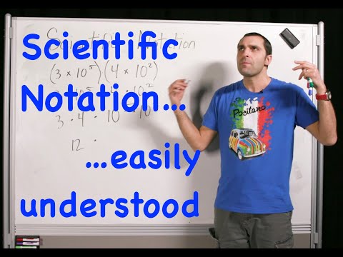 Algebra - Scientific Notation