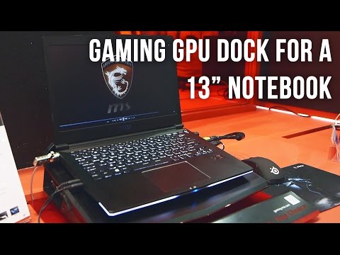MSI Gaming Dock Mini for a 13" GS30 Notebook