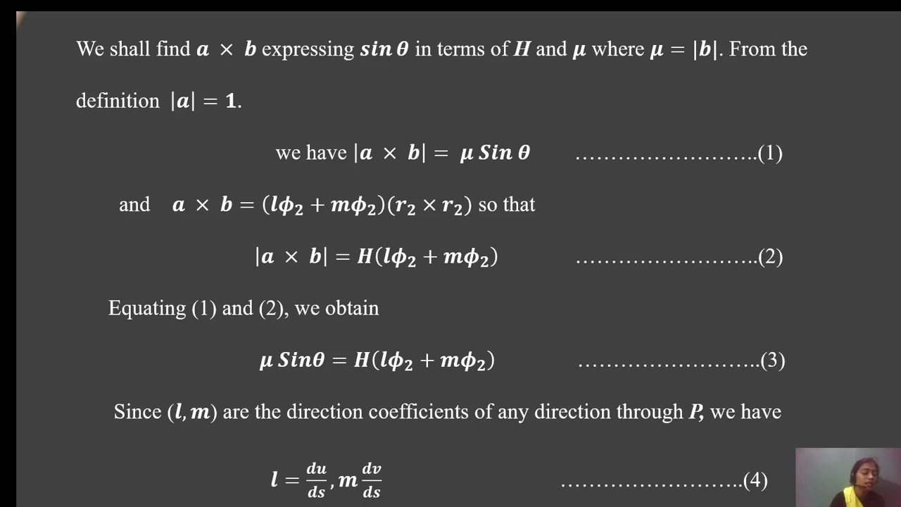 Msc Sem II  Unit   I Differential Geometry   19