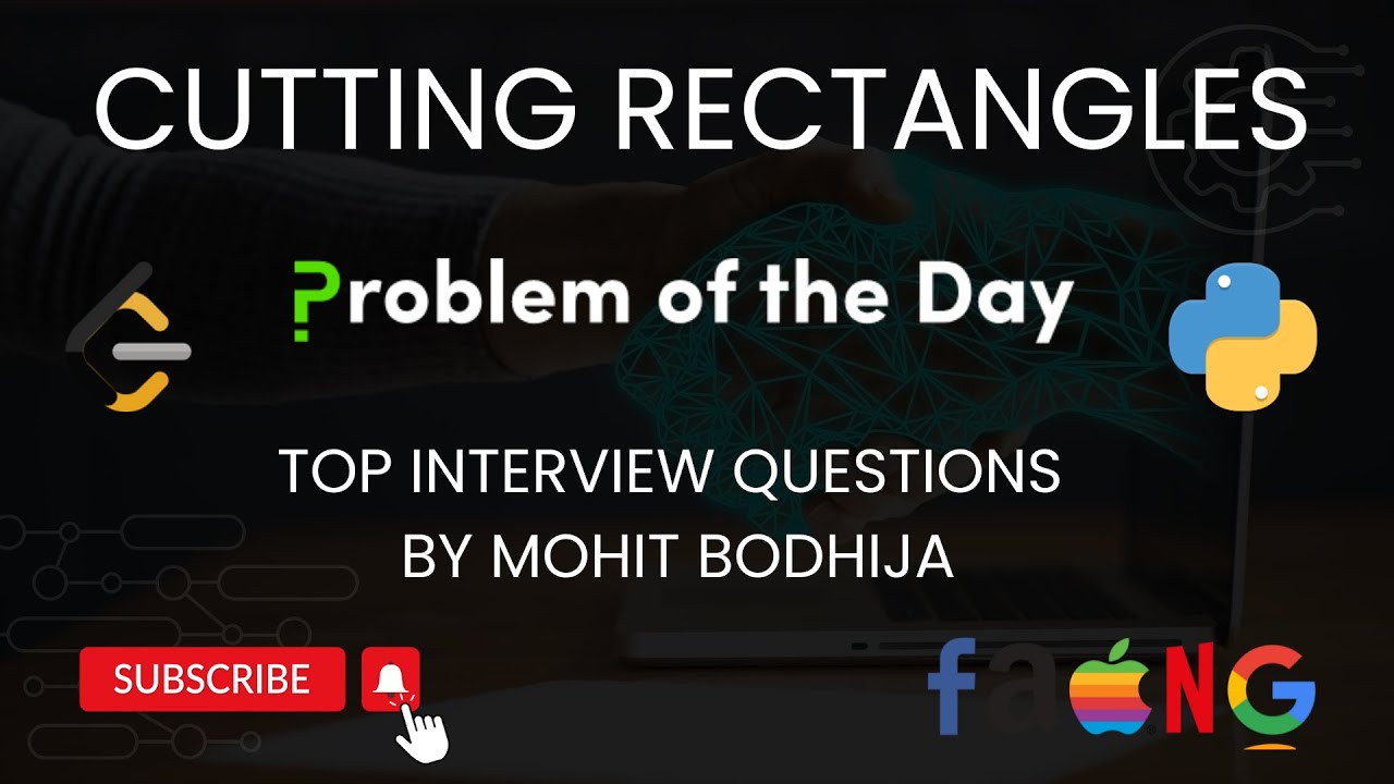 Cutting Rectangles | Practice | GeeksforGeeks || Python || Easy Level Problem