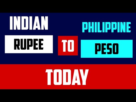 Philippine Peso to Indian Rupee