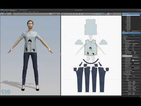 9 Fashion Design MarvelousDesigner Setting Texture