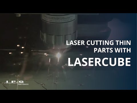 Laser Cutting Thin Parts with the LaserCube Flatbed Laser Cutting System