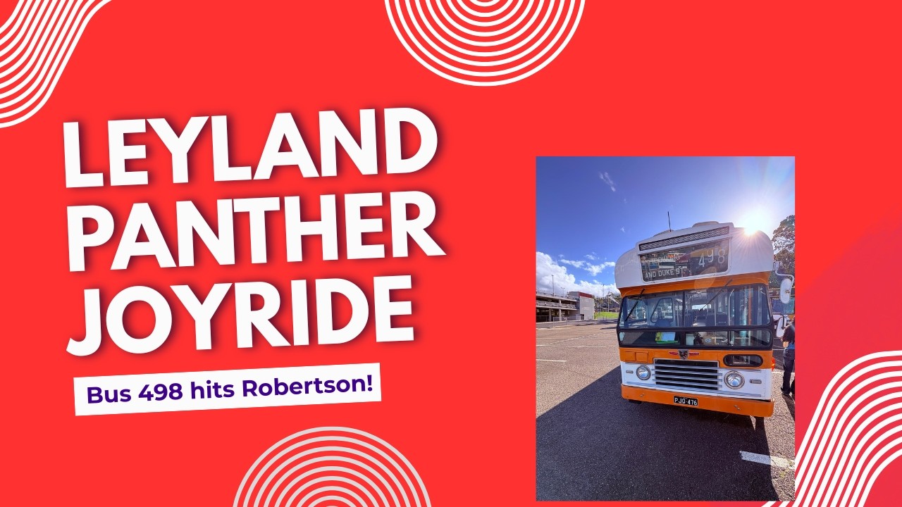Ex BCC Leyland Panther 498 on a joyride from the BTM through Robertson (4 April 2026) #bus #joyride