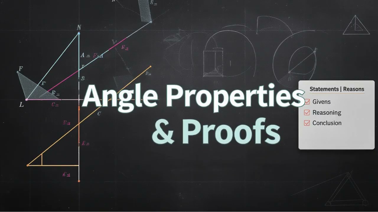 Angle Properties & Proofs | Geometry Song for High School