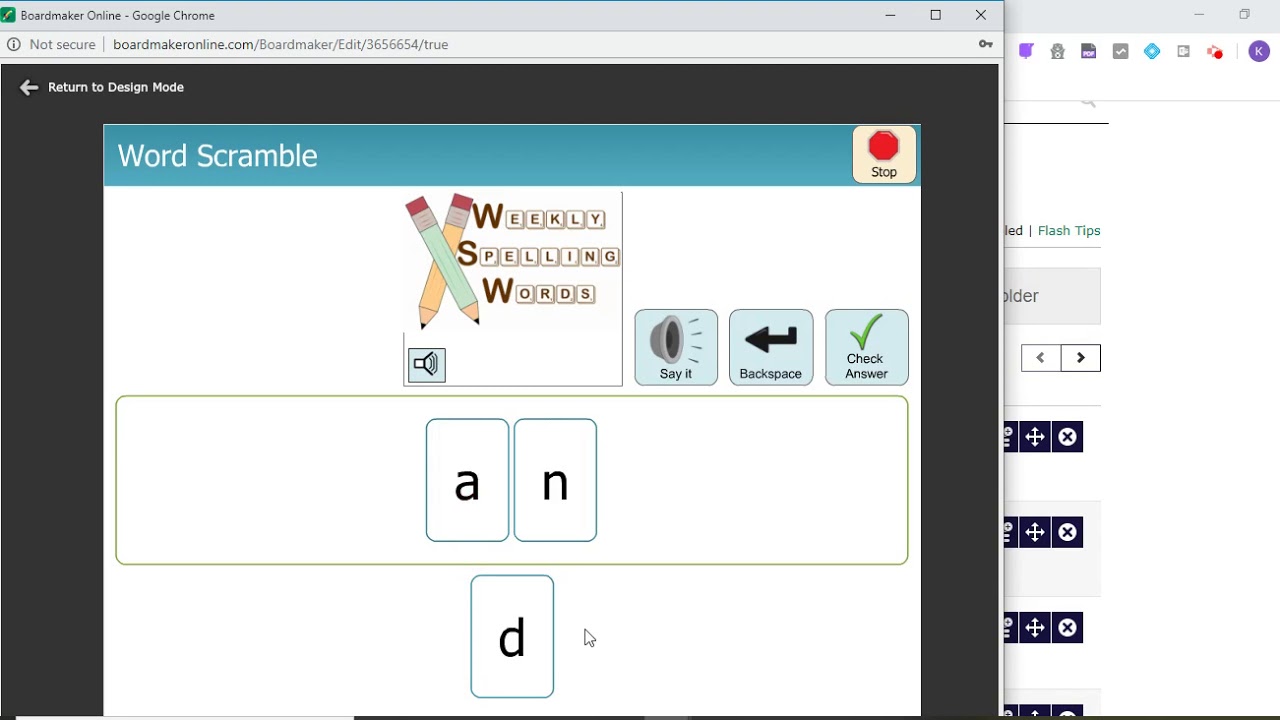 Boardmaker Online 101: How to create interactive word scramble activities