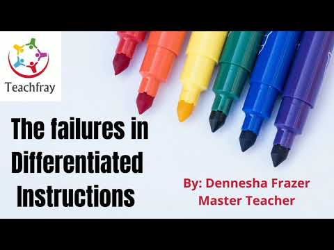 Differentiated instructions