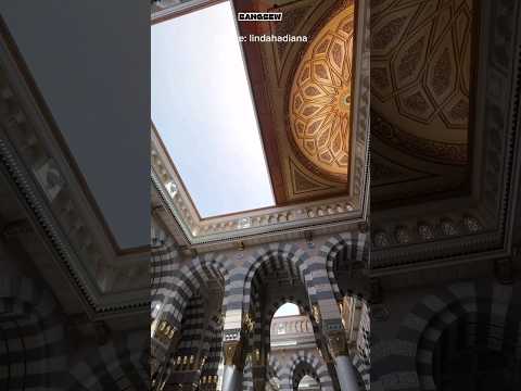 Penampakan Kubah Masjid Nabawi, bergeser otomatis #shortvideo #shorts