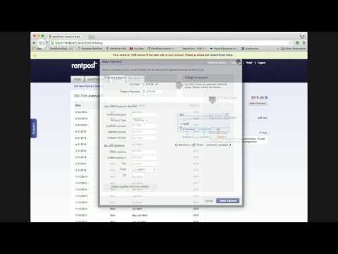 RentPost Tenant Portal Overview