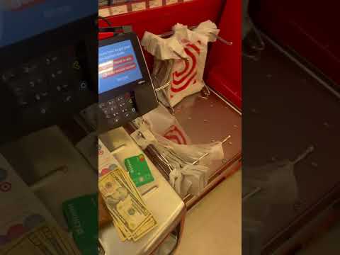 Using the self checkout at Target to get $140 cash back (HACK) #realaf #target #selfcheckout