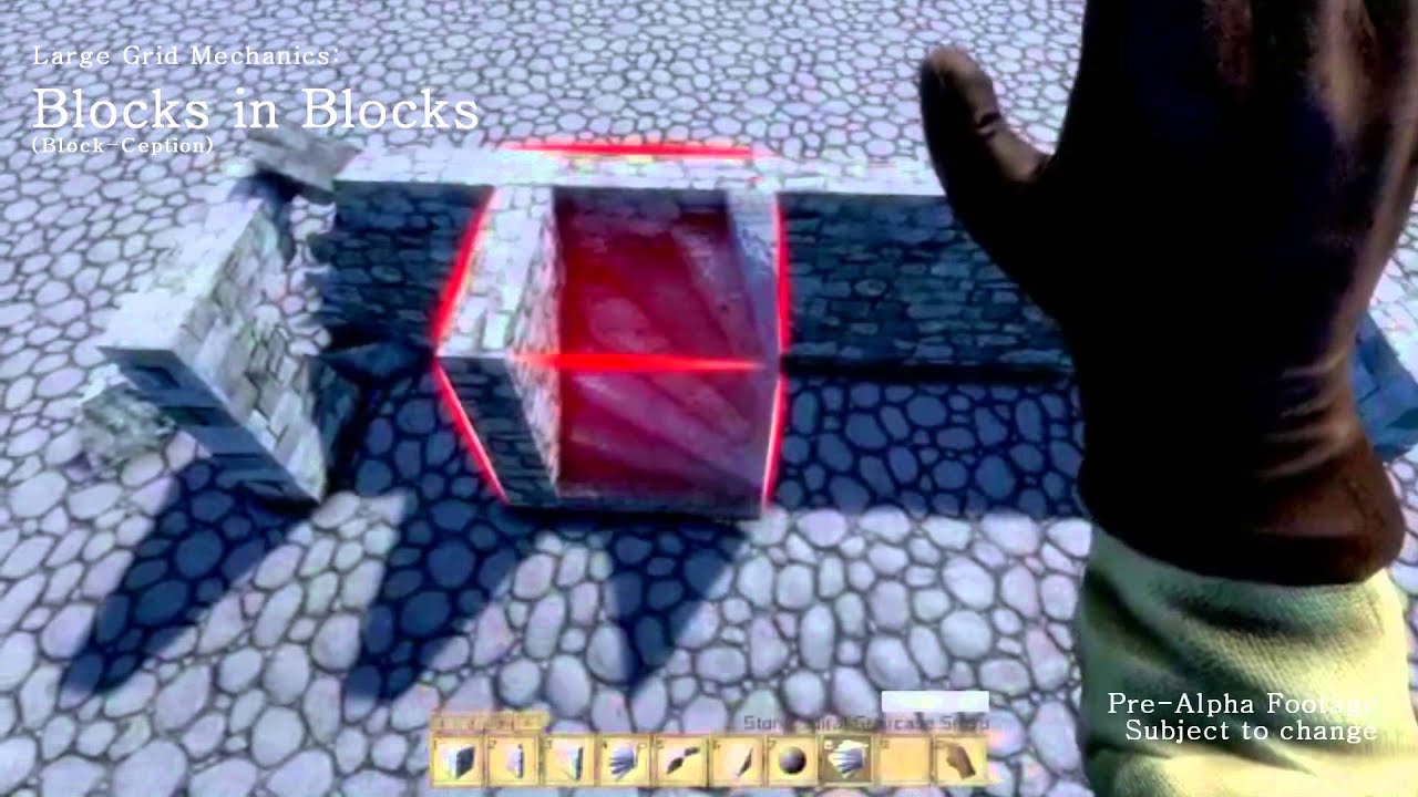 Medieval Engineers: Tutorial #1 - Large Blocks Placement