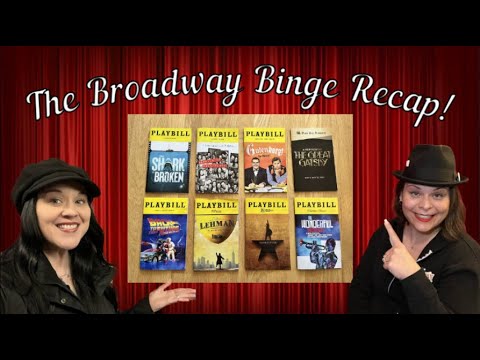 Broadway Shows we saw in 2023! Let's rank them! (includes giveaway!)