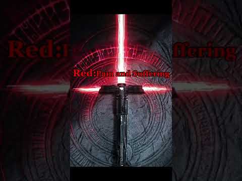 Lightsaber Colors and their meanings#starwars #lightsaber