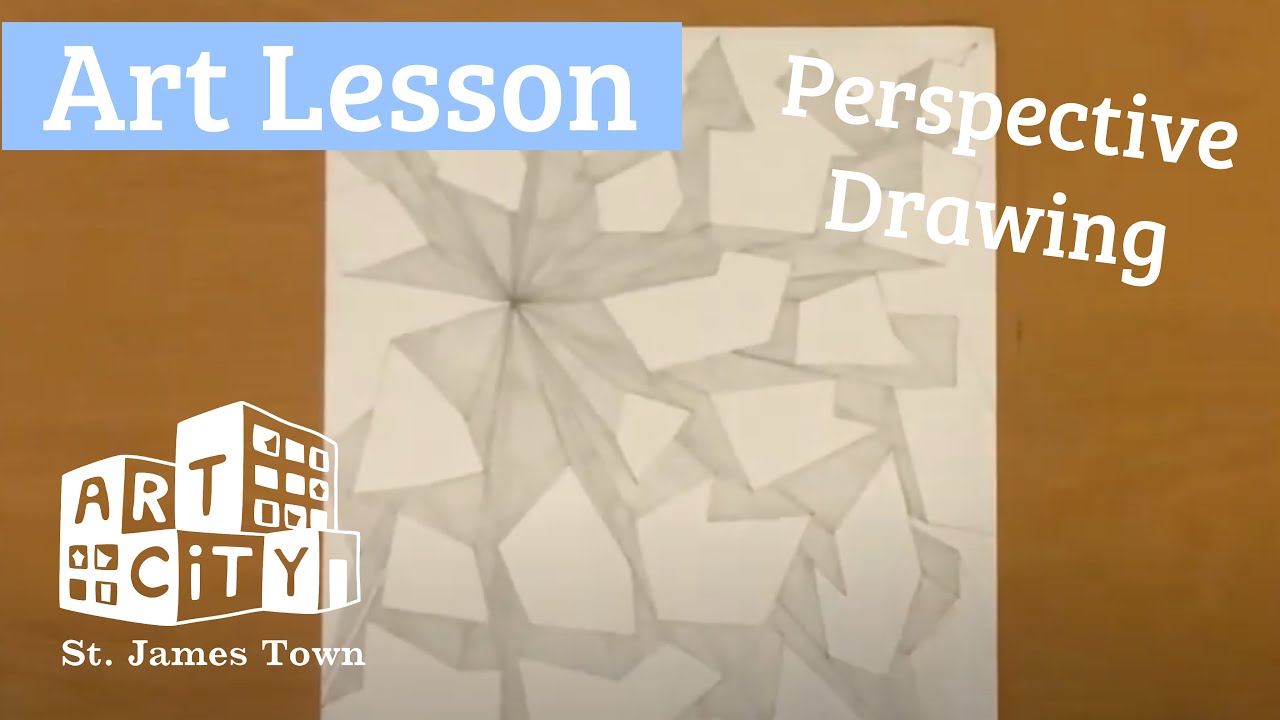 Learn Perspective Drawing with Abstract Geometric Shapes!