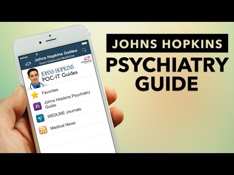 Quick Tour of the Johns Hopkins Psychiatry Guide