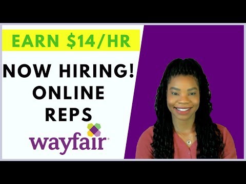 Wayfair is hiring! Online, Remote Work From Home Jobs | January 2019