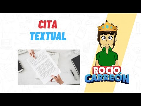 CITA TEXTUAL - CITA DIRECTA E INDIRECTA