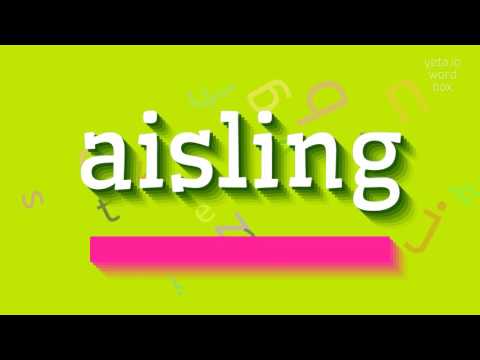 How to say "aisling"! (High Quality Voices)