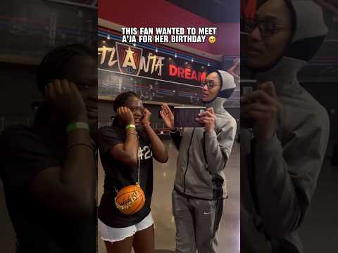 A’ja Wilson made this fan's birthday wish come true ❤️ (via @WNBA)