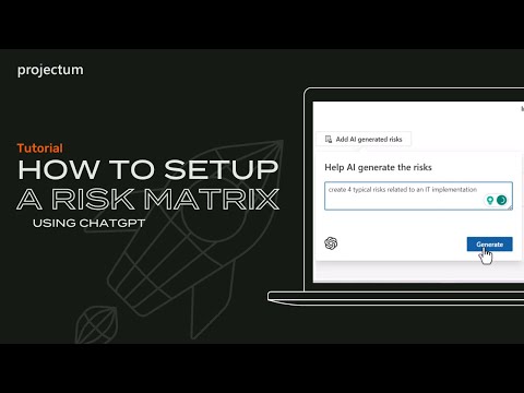 Using ChatGPT to set up a risk matrix in Power PPM