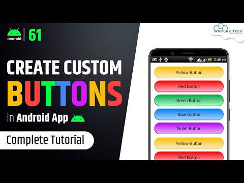 Learn How to Create Custom Button in Android Studio | Android Drawable Tutorial - Mind Luster