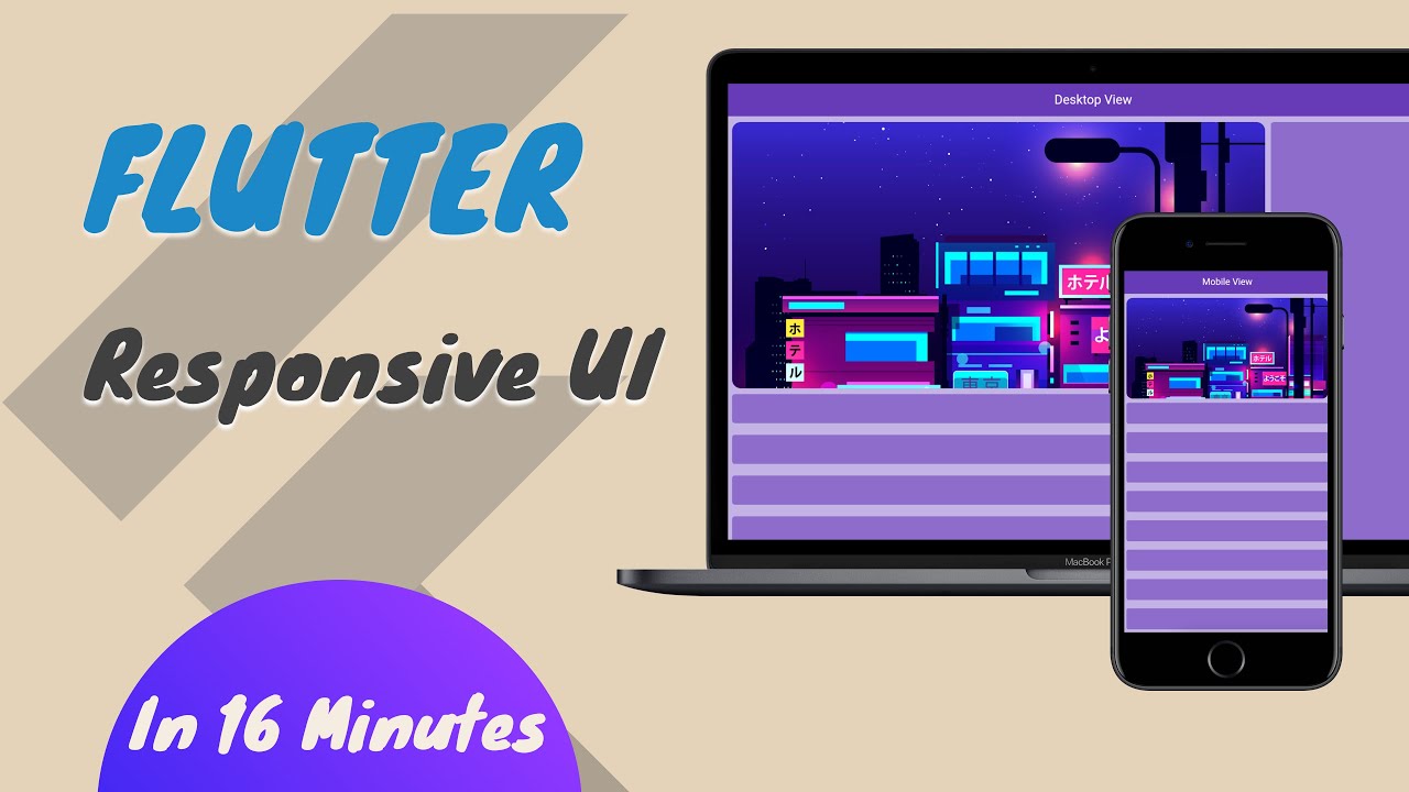 Flutter Responsive Ui in 16 Minutes