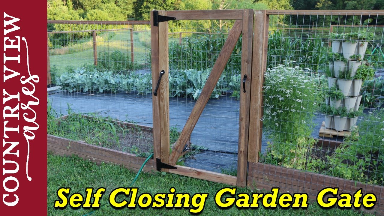 Building a self closing gate for the fenced in Garden