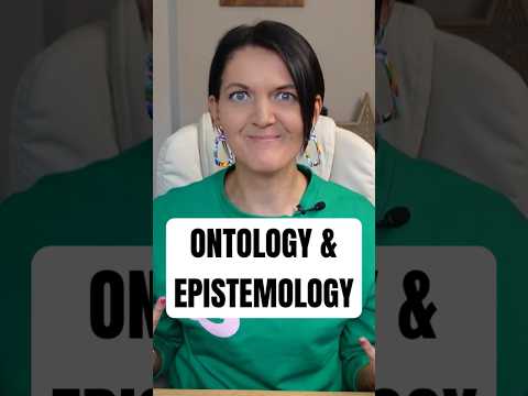 Ontology and epistemology, whatβs the difference between them? #epistemology