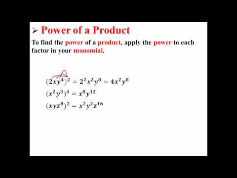 Power of a Product