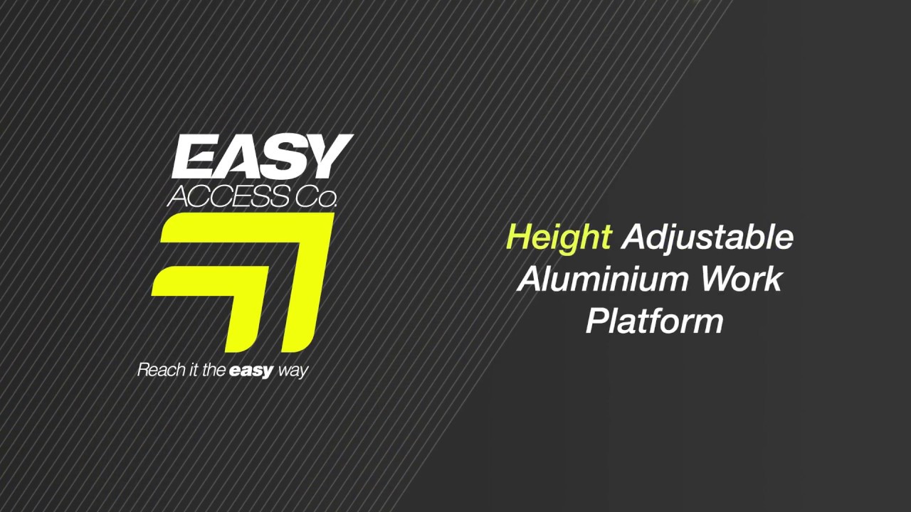 Easy Access Adjustable Work Platform