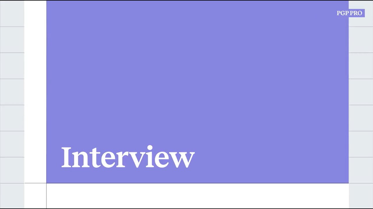 Interview | PGP PRO Application Tips