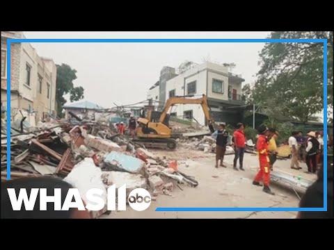 Rescue efforts continue after devastating earthquake shakes Myanmar