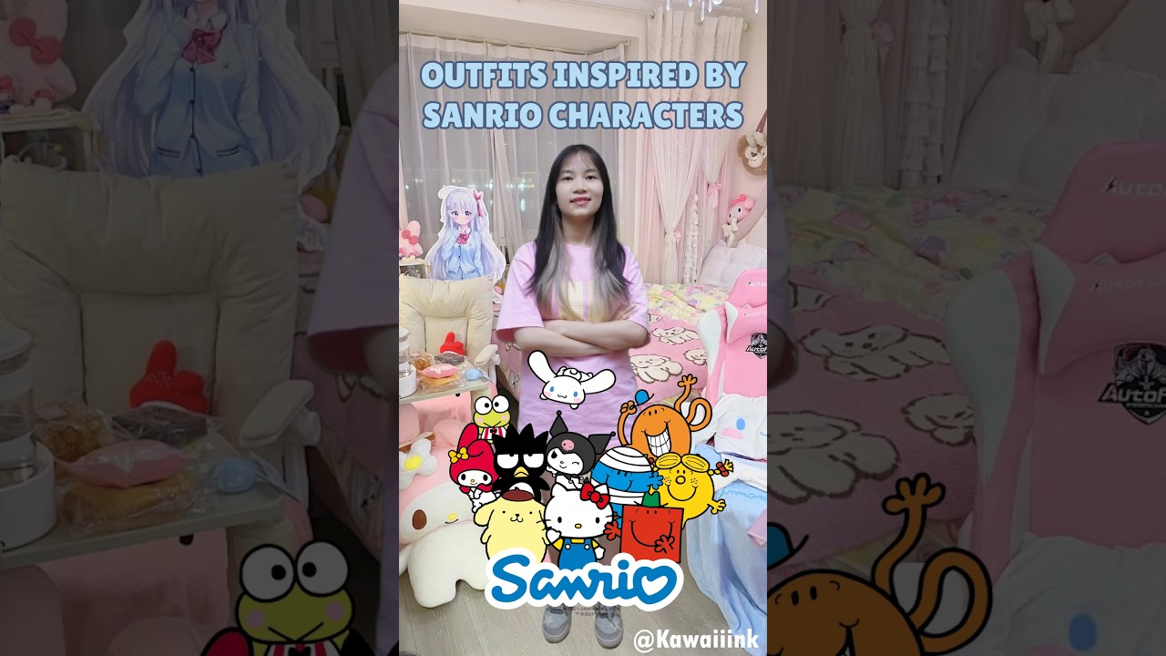 Sanrio Inspired Outfits ☁️ #shorts #sanrio #sanriogirl #outfitideas #outfit