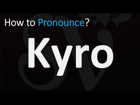 How to Pronounce Kyro? (CORRECTLY)