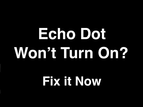 Echo Dot won't Turn On - Fix it Now
