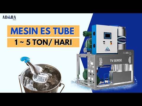 Mesin Es kristal tube 1 - 5 ton per hari