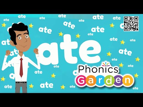 ATE | Word Family Jazz | Rhyming Words | Phonics Garden