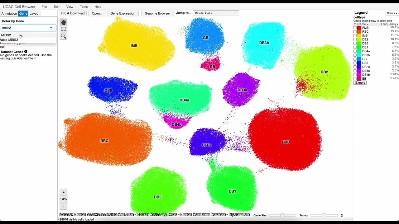 HRCA UCSC CellBrowser tutorial